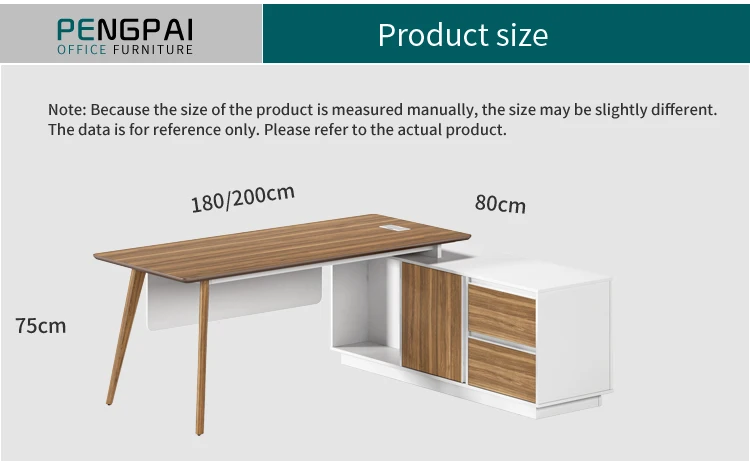 Pengpai Secretary Office Table Luxurious Modern Quality Simple Office ...