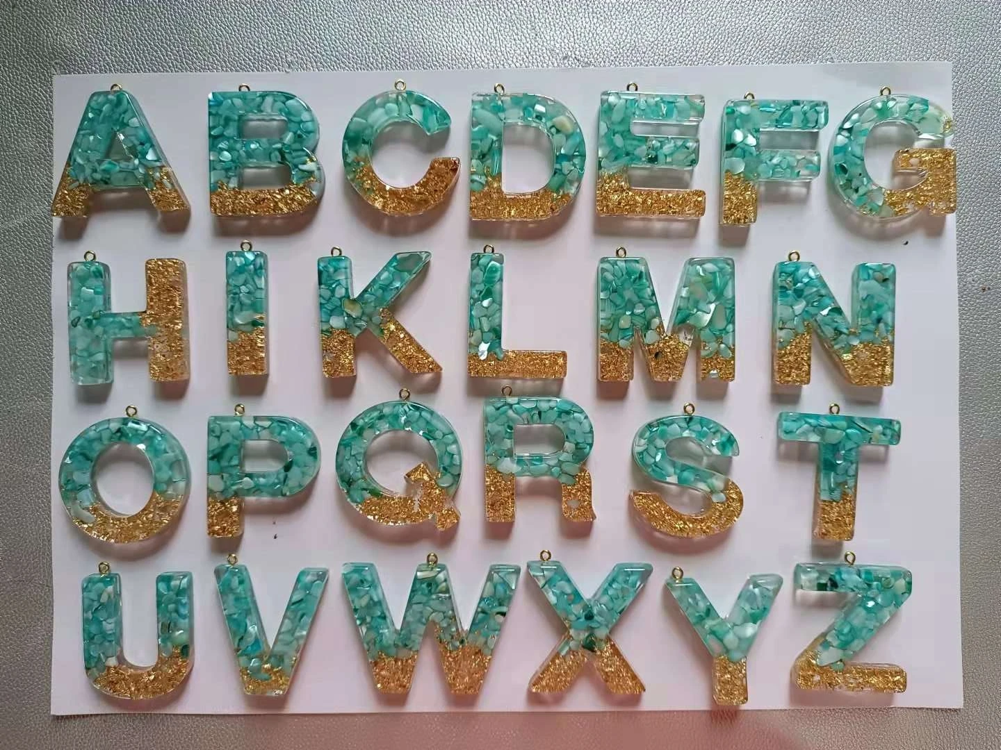 Plastic Hollow Conjoined Letter Custom Logo Keychain Resin Alphabet ...