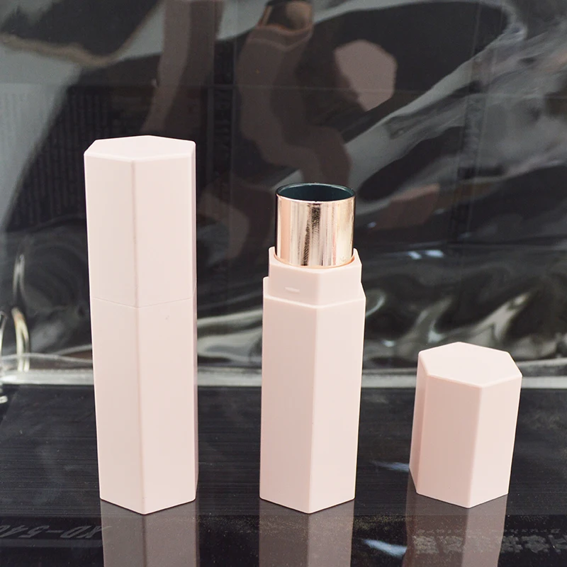 Portable Empty Blush Highlight Stick Bottle Packaging With Soft Brush ...