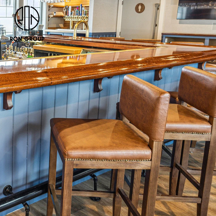 Simple Modern Design Restaurant Furniture Solid Wood Sofa Chair For ...