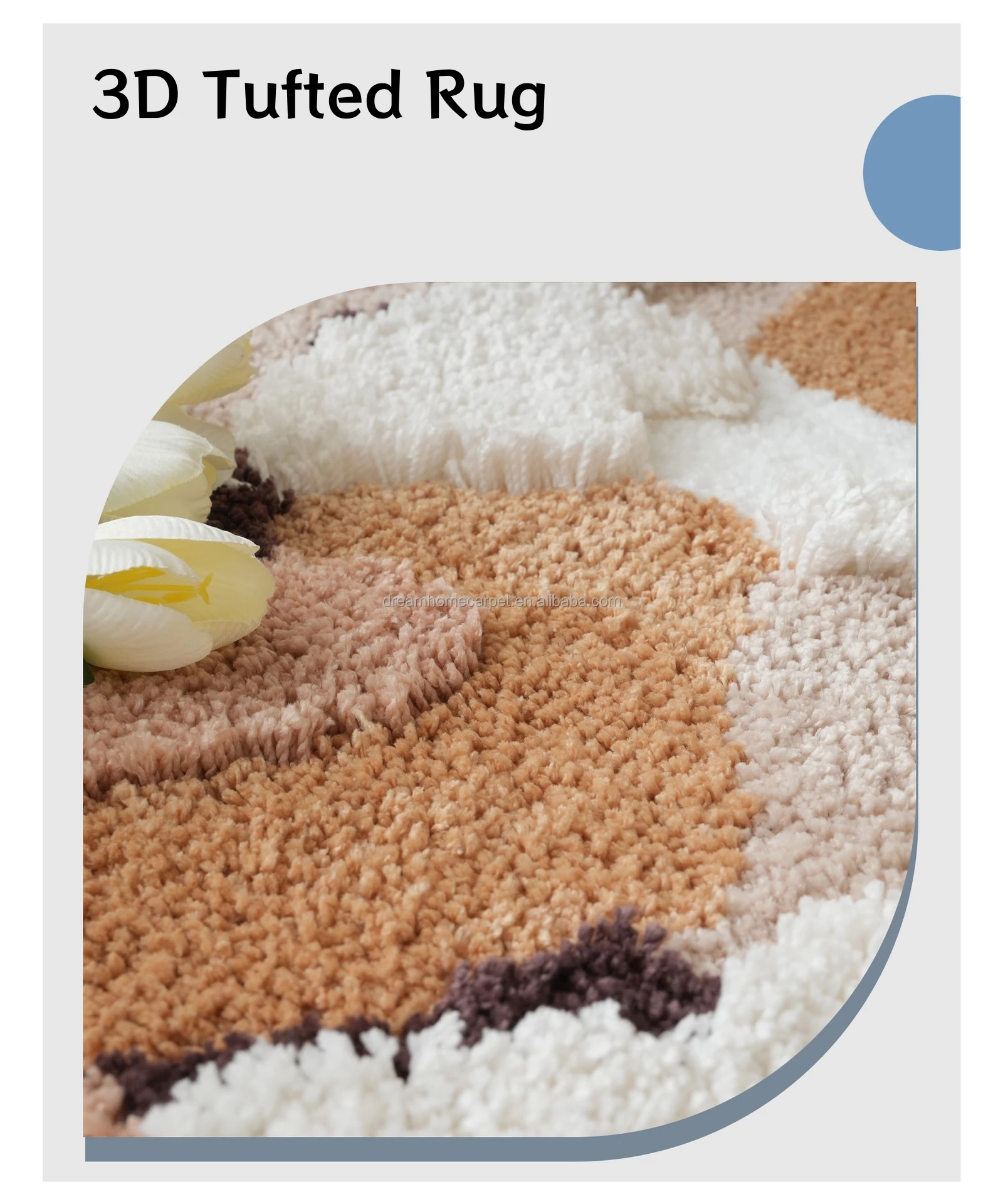 Ins Tufting Plush Moss Forest Children's Rug Bedside Carpet Living Room ...