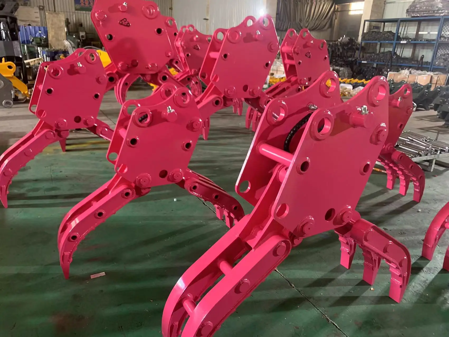 Dhg Mini Excavator Grapple Hydraulic Grapple For 1.5-4 Ton Excavator ...