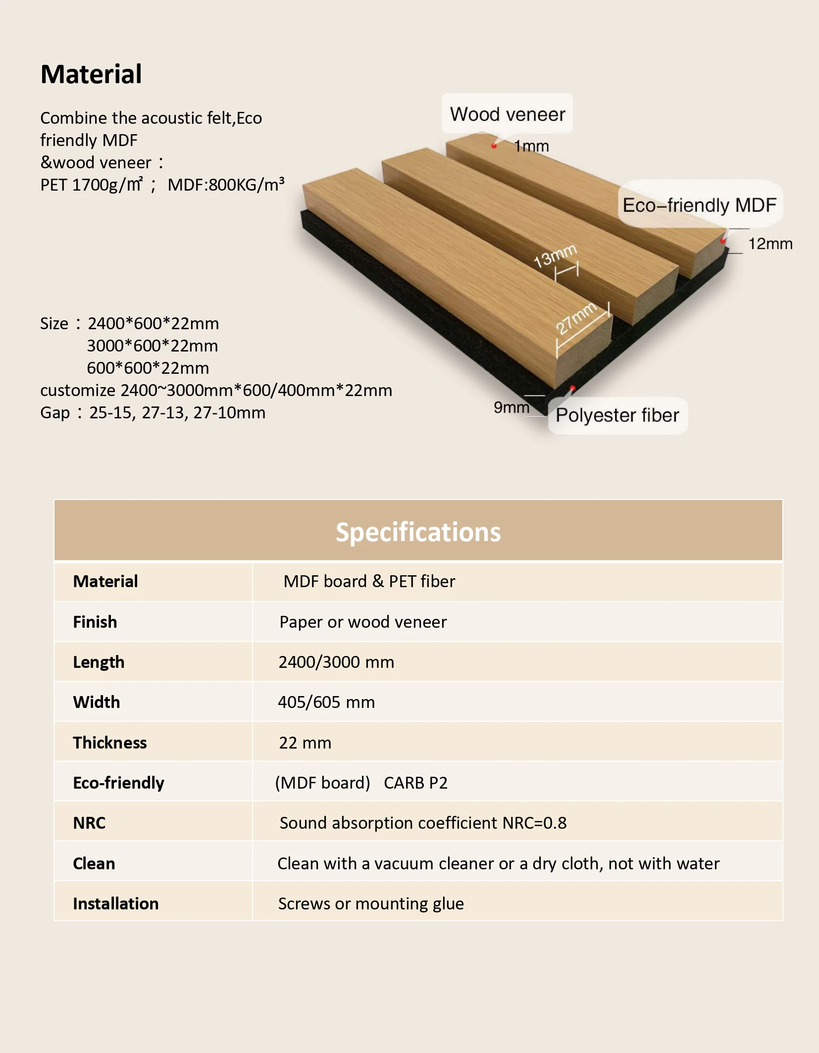 Wooden Slat Wall Slat Ceiling Wood Panels Pet Acoustic Panel Indoor ...