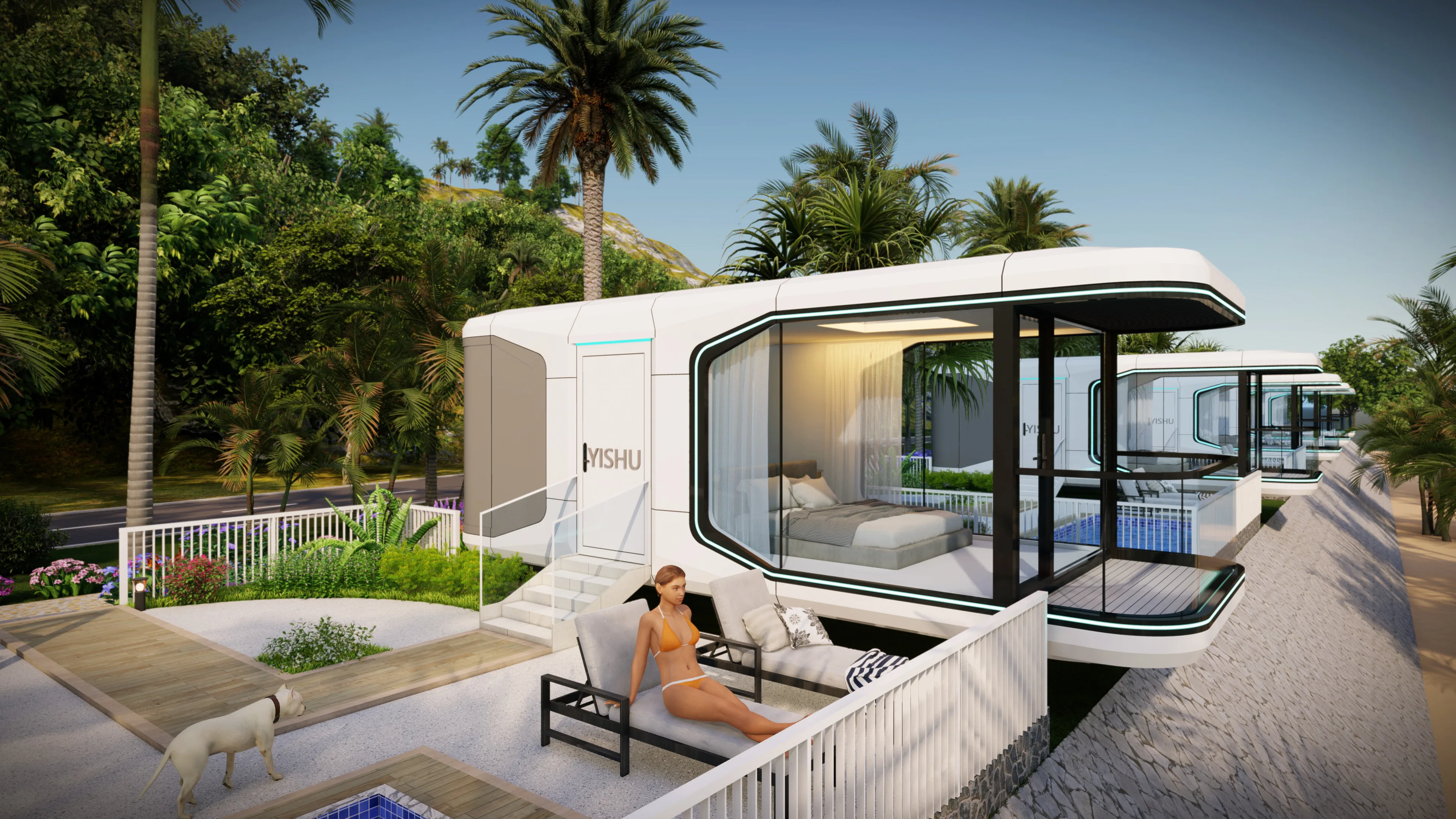 Moving Chinesse Prefab Houses Capsule Concept Interconnected Capsul ...