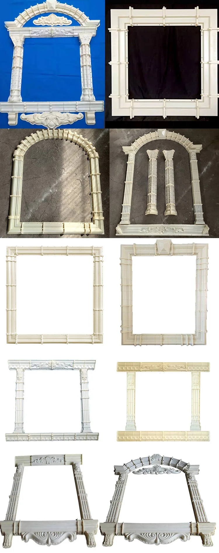 Square Frame Outdoor Window Molding Windows Door Decorative Mold ...