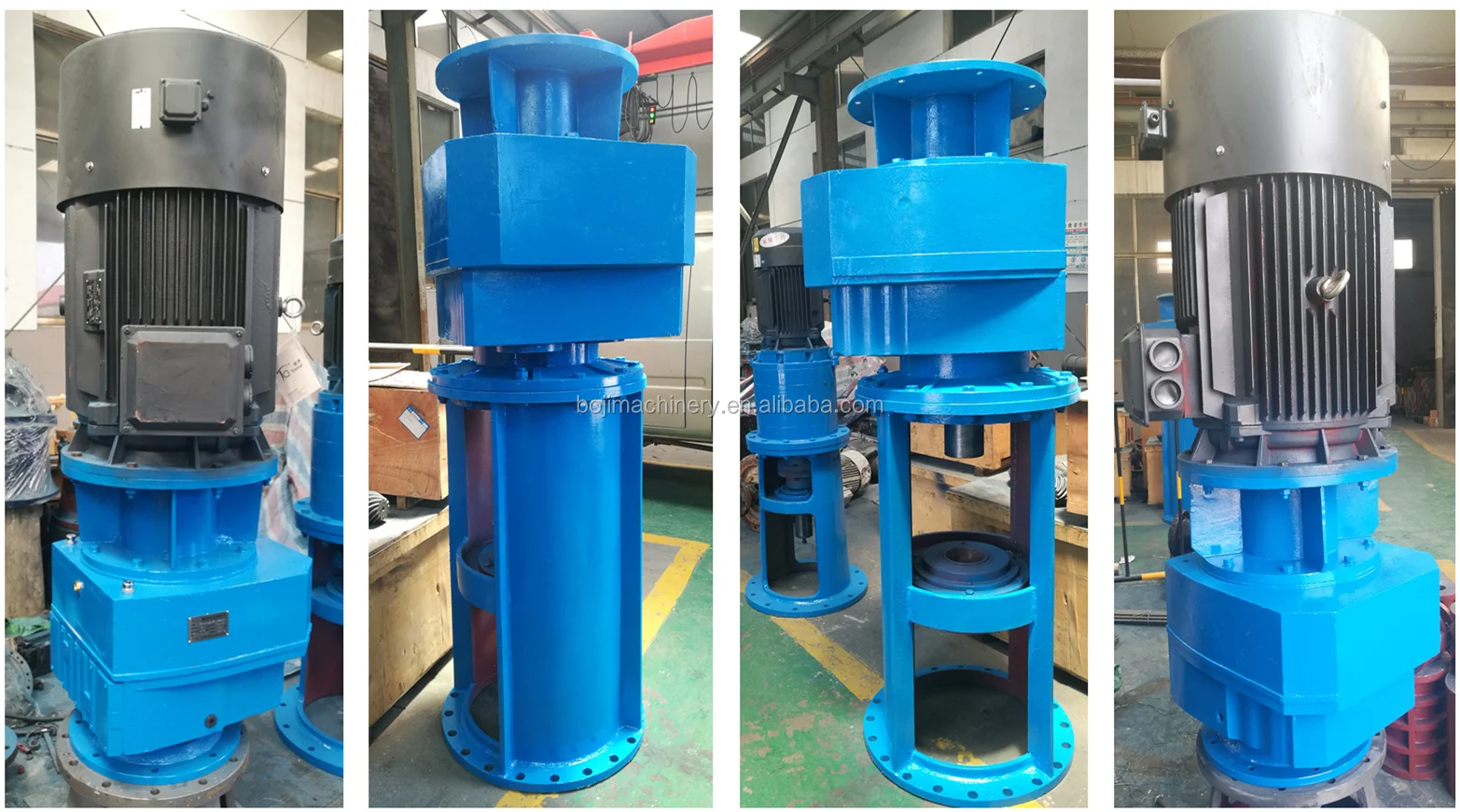 RF Series 60 RPM Flange Mounted Agitator - Helical Gear Motor