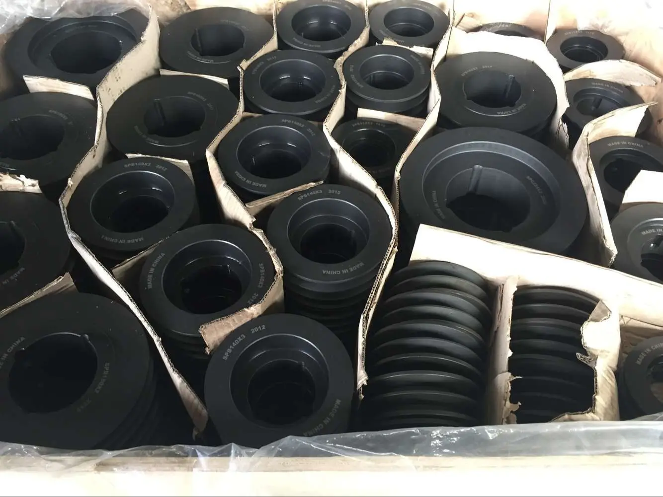 Spa/spz/spb/spc Taper Lock Pulleys High Dynamical Balancing Machining ...