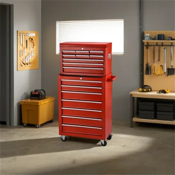 Heavy-duty Stainless Steel Rolling Box Trolley Tool Cabinet Cart ...