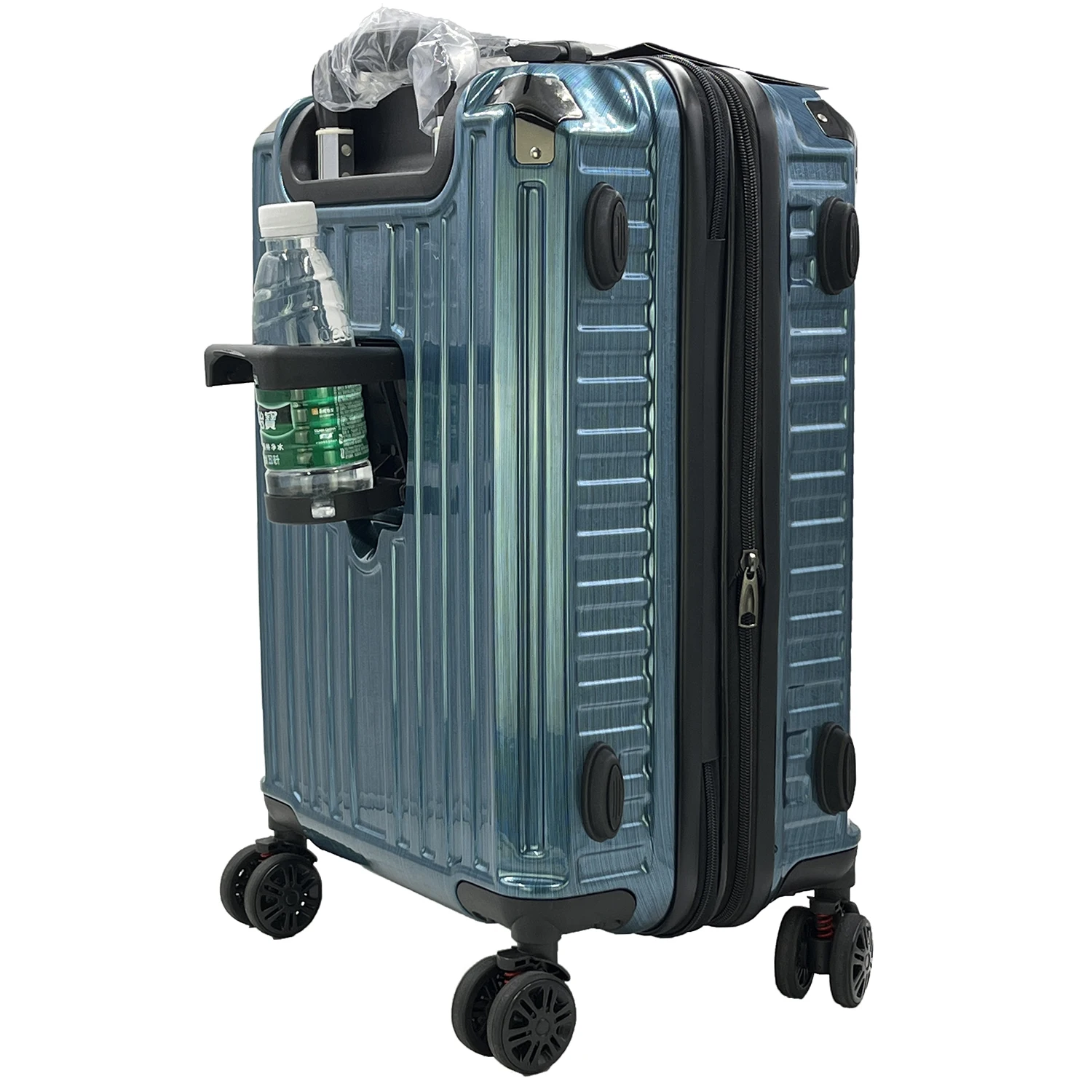 Double Handle Trolley Suitcase Set New Design Luxury Cup Holder Travel ...