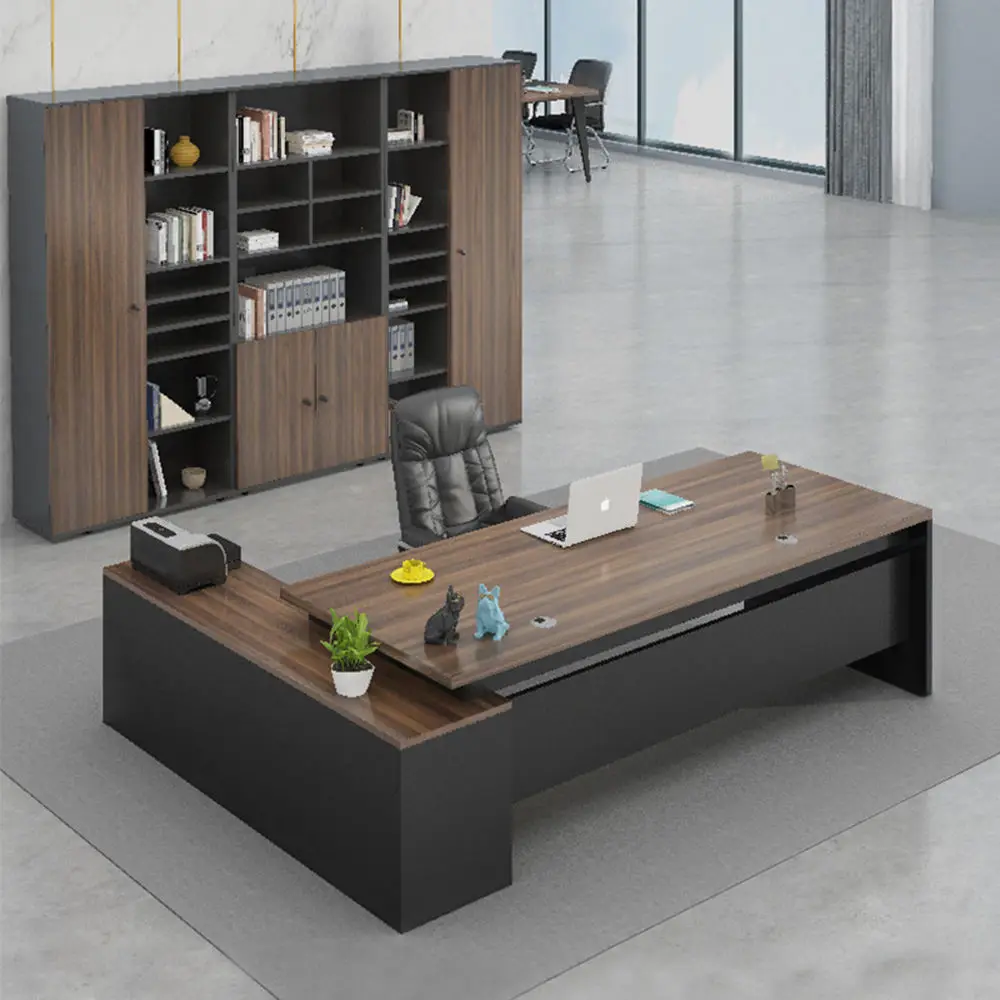 Modern Luxury Office Boss Table Executive President Manager Computer ...
