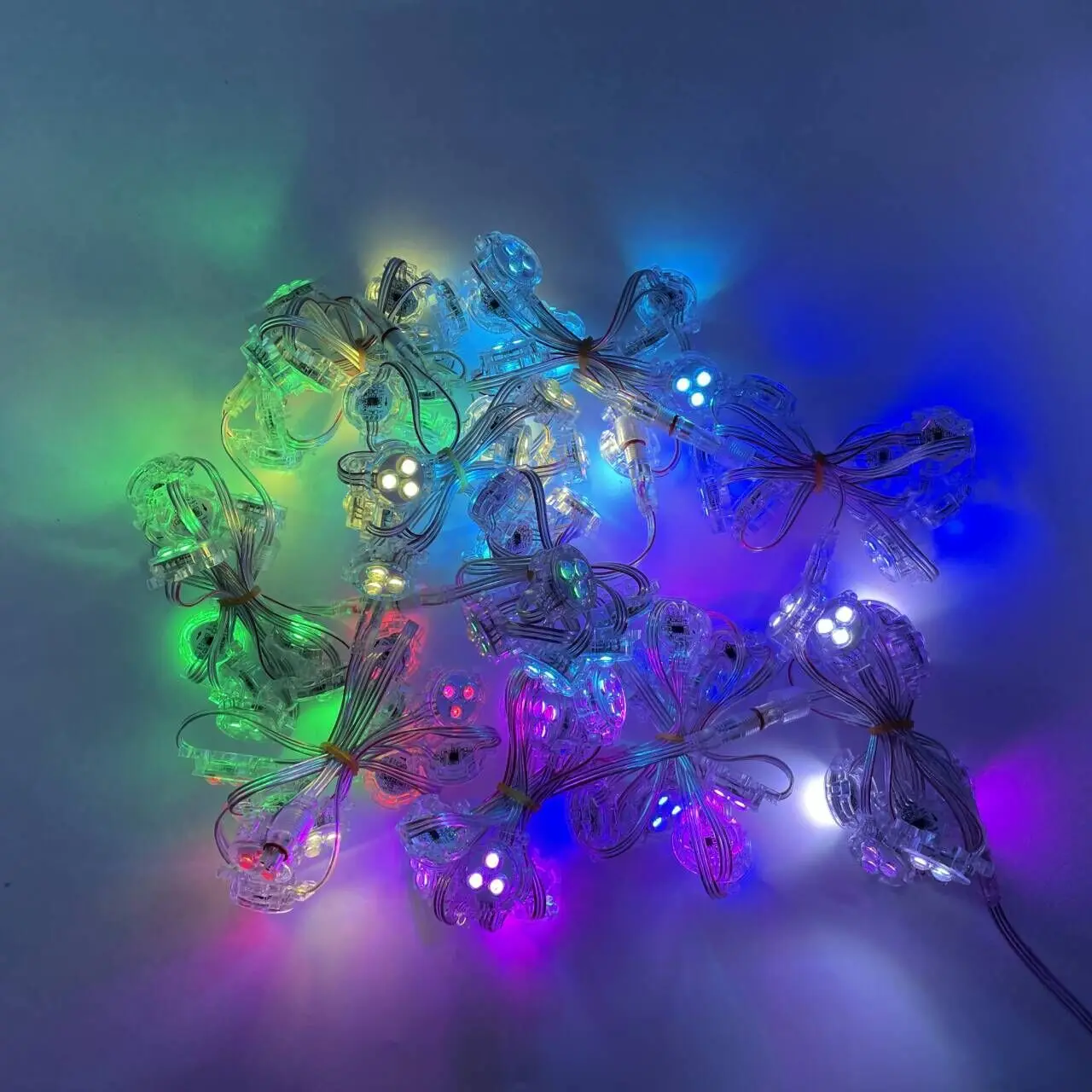 30mm RGB LED Pixel Light - Programmable Outdoor LED Lights