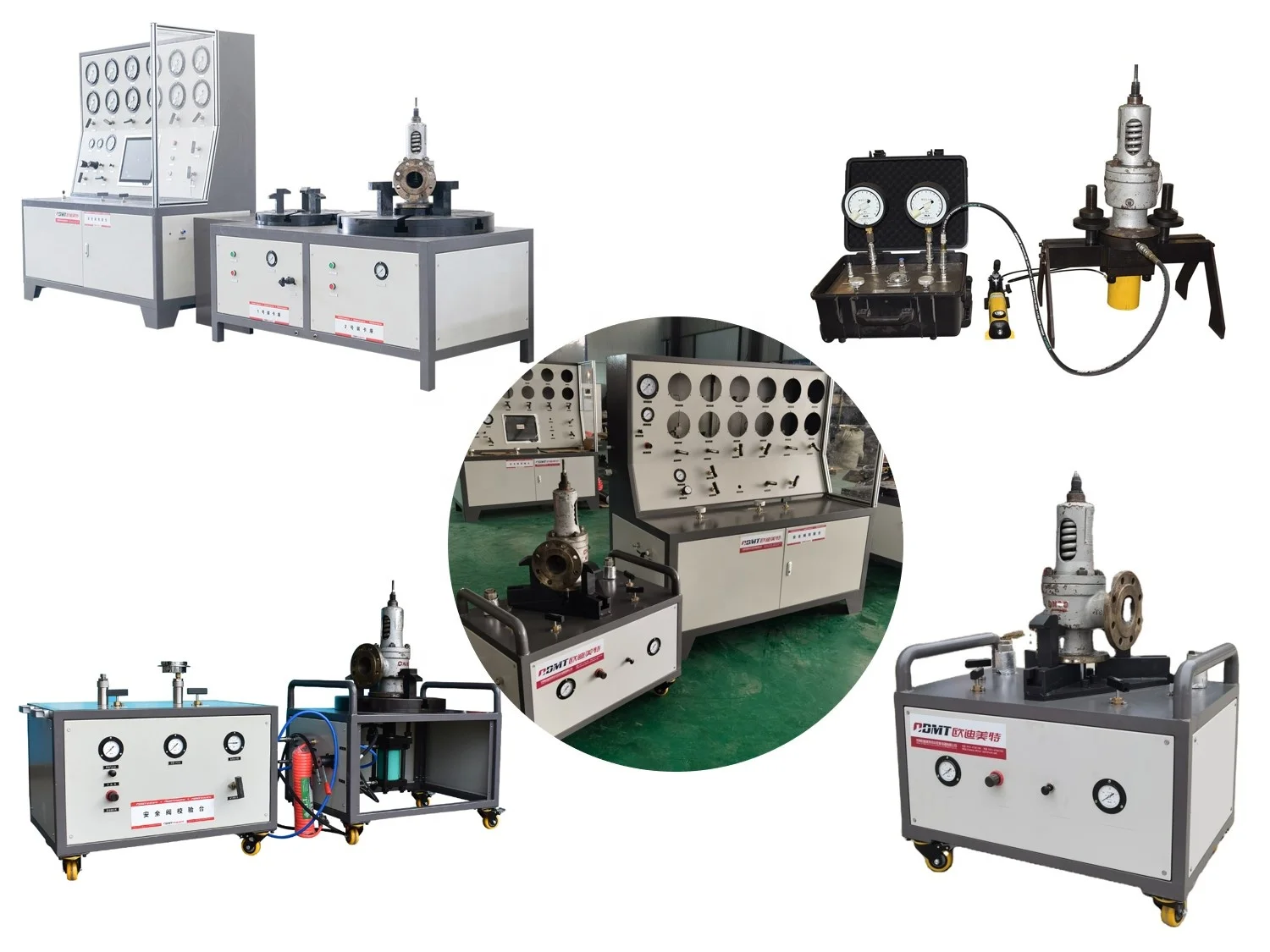 Manual Safety Valve Test Rig Flange Connection Pilot-operated Safety ...