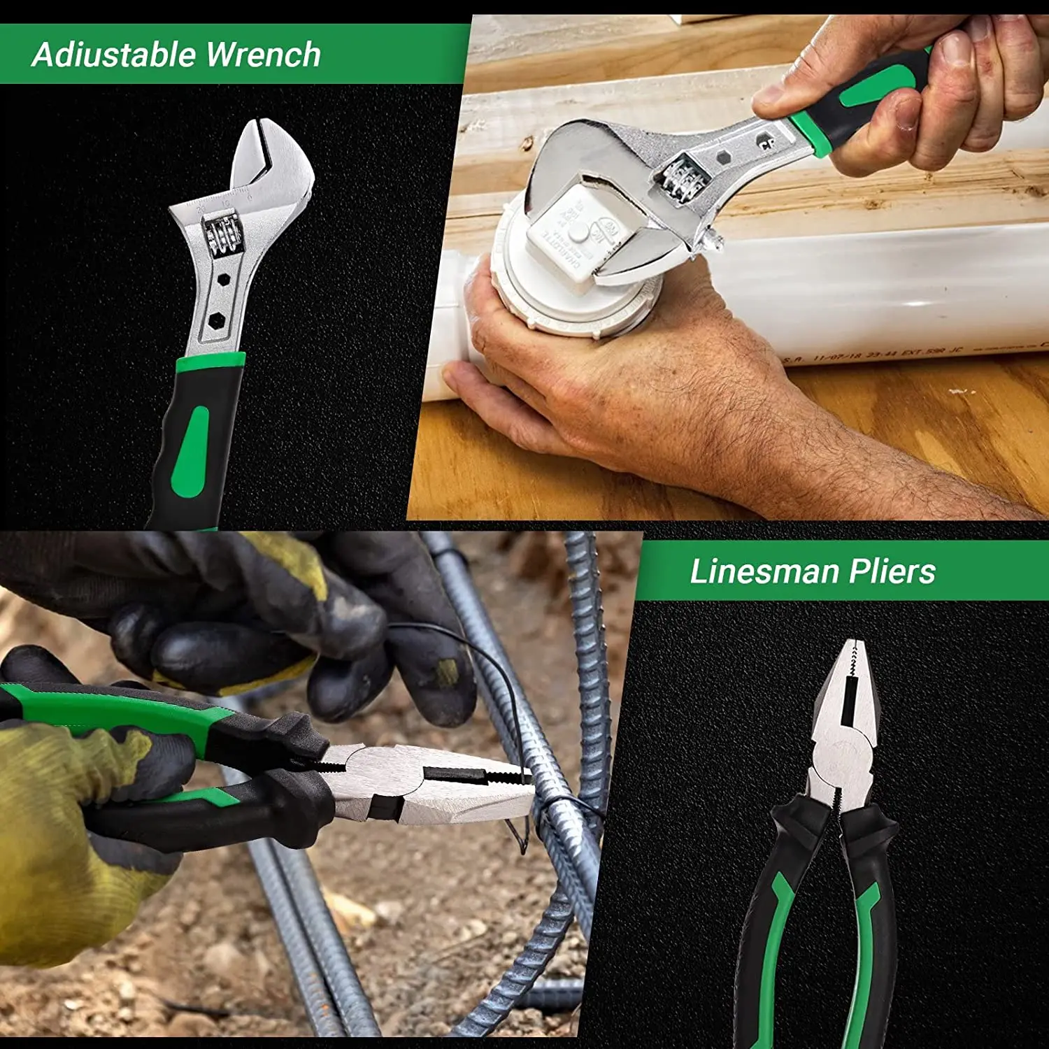 124 Pieces Of Tool Set Family Repair Manual Tool Kit Wrench Pliers ...