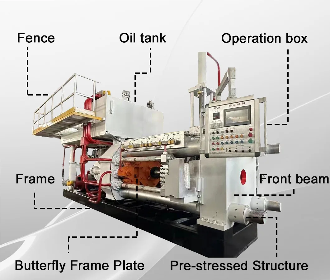1100MT Aluminum Extrusion Machine - High Efficiency & Quality