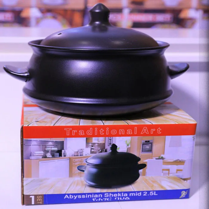 2022 Hot Sale Shekla Cooking Pot Casserole With Fire Resistant 3.5l ...
