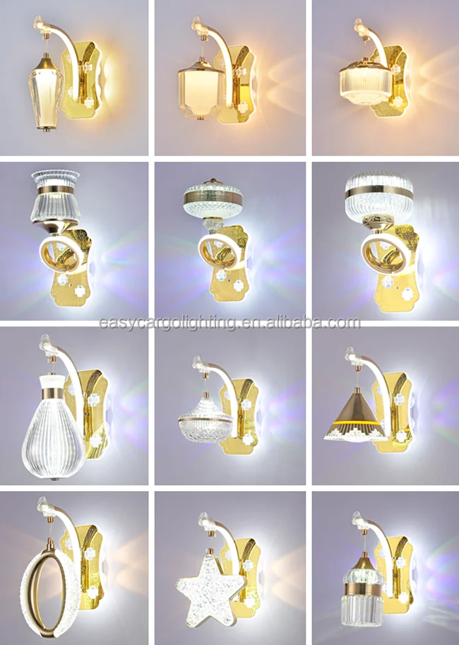 Simple Living Room Decorative LED Hanging Pendant Lights Acrylic Circle ...