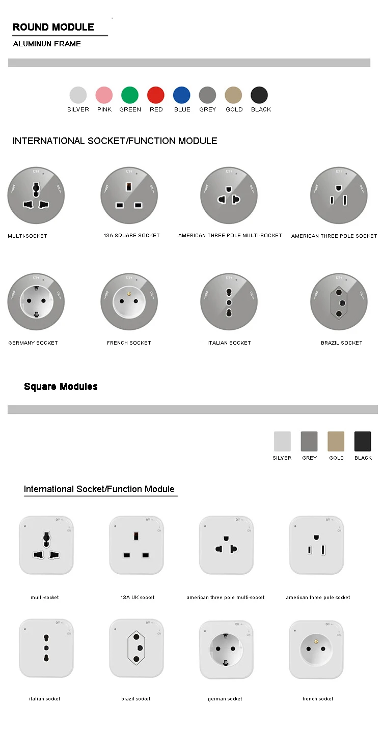 Universal Multi Smart Office Desk Power Rail Track System Electric ...