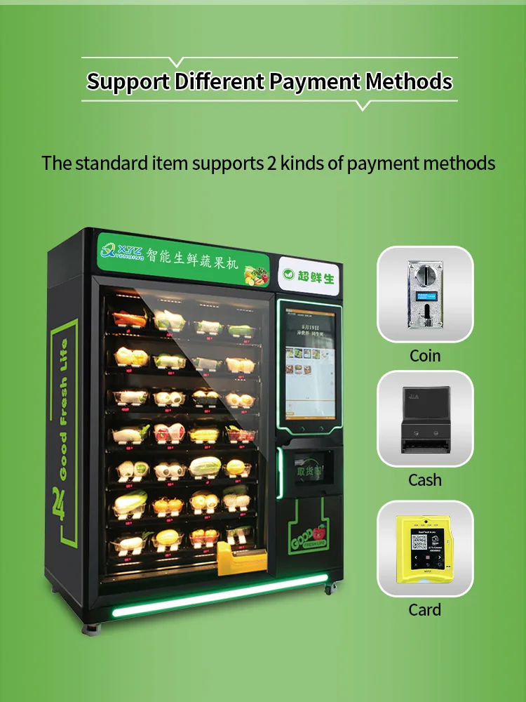 XYZ Fresh Food Vending Machine - Automatic Cold Toast Sandwich Vending