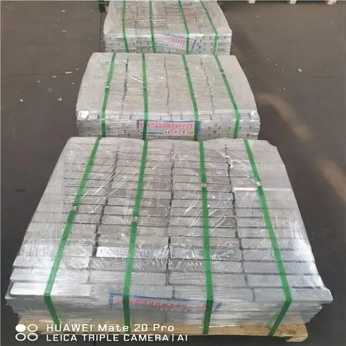 부식 방지 알루미늄 아연 마그네슘 양극 아연 리본 양극 샤프트 Astm B418-95 99% 보트를 위한 순수한 아연 양극 잉곳 ...