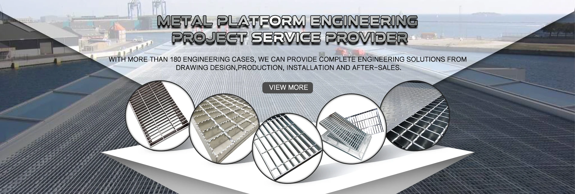 Steel Grating Supplier Walkway Platform Hot Dip Galvanized Steel ...