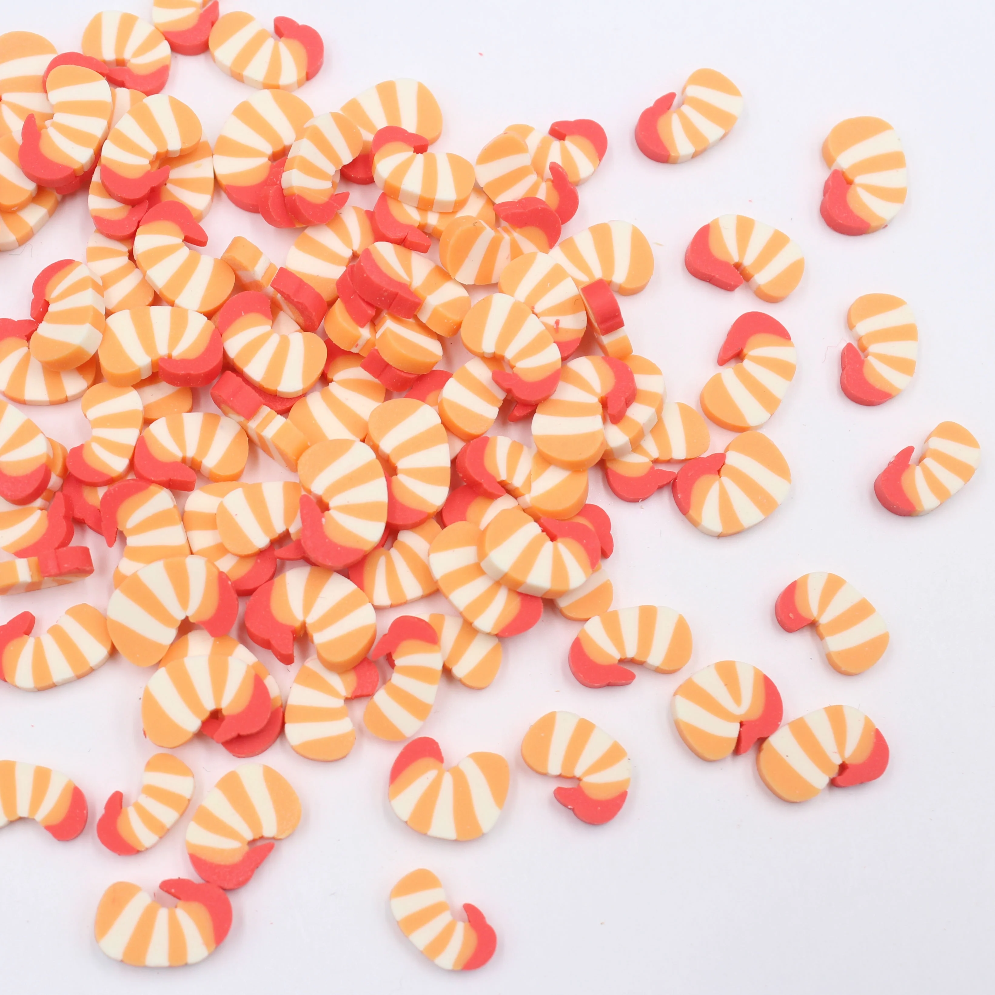 1kg 3d Polymer Clay Shrimp Slices Seafood Series Sprinkles Soft Pottery ...