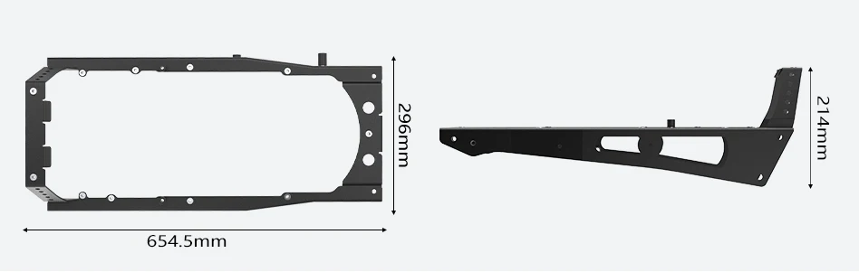Nicecnc Atv Subframe Sub Frame For Yamaha Raptor 700 2006-2012 2013 ...