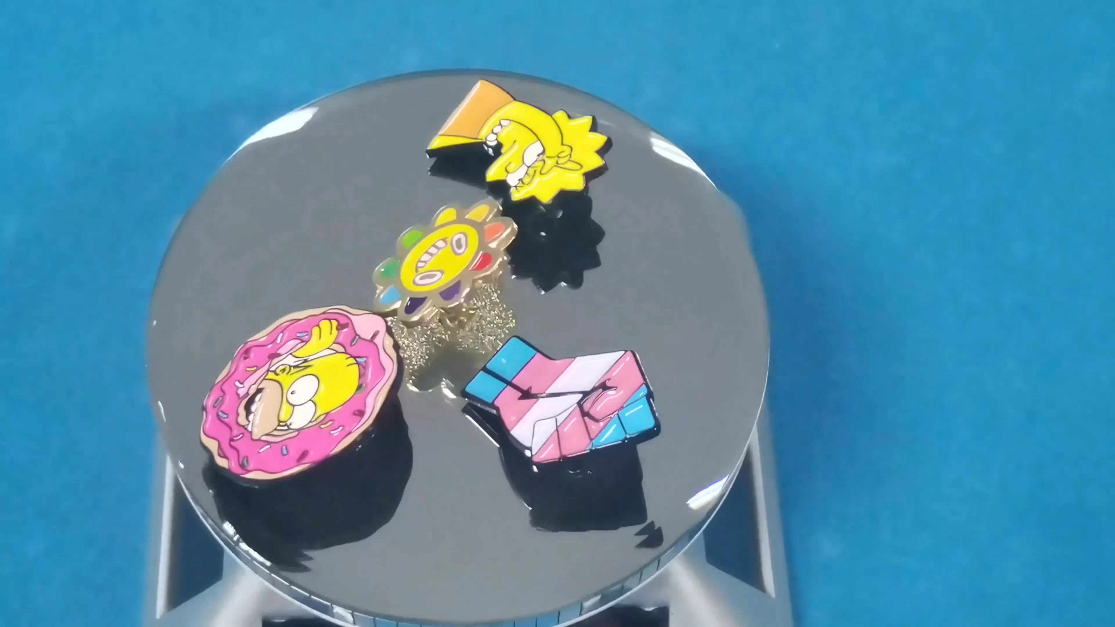 Gold Microphone Brooch Music Notes Enamel Singer Party Accessories ...