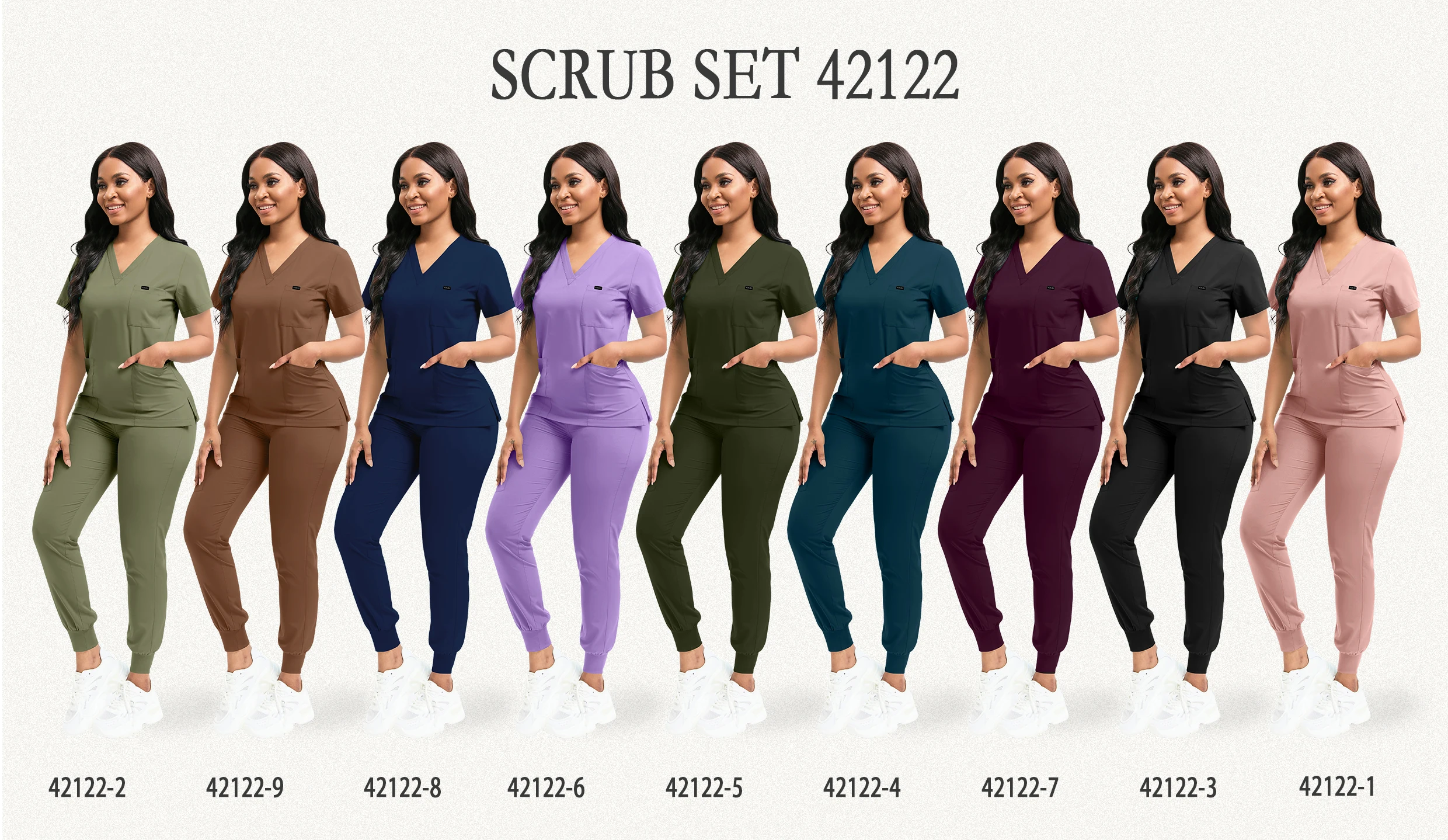 Unisex Soft Nursing Scrub Suits Salon Hospital Nurse Uniforms for Men ...