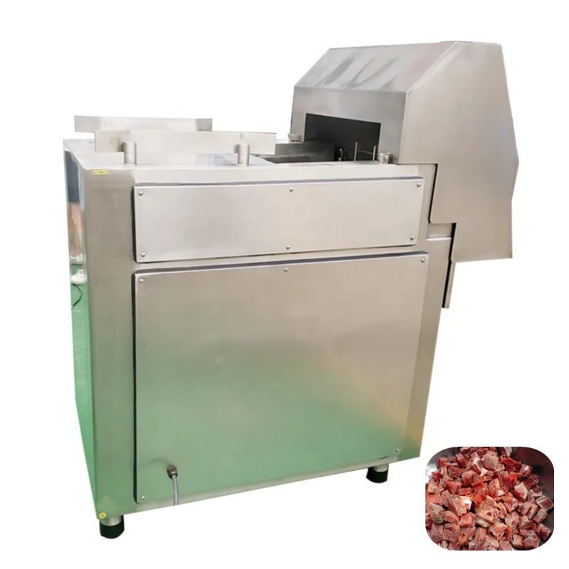 Frozen Meat Cube Cutter Frozen Meat Slicer Cutting Machine - Buy Frozen ...