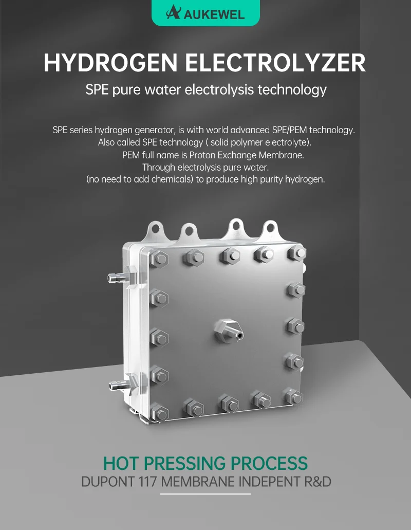 Aukewel Pem Technology Electrolysis Cell 300ml 600ml Pem Hydrogen ...