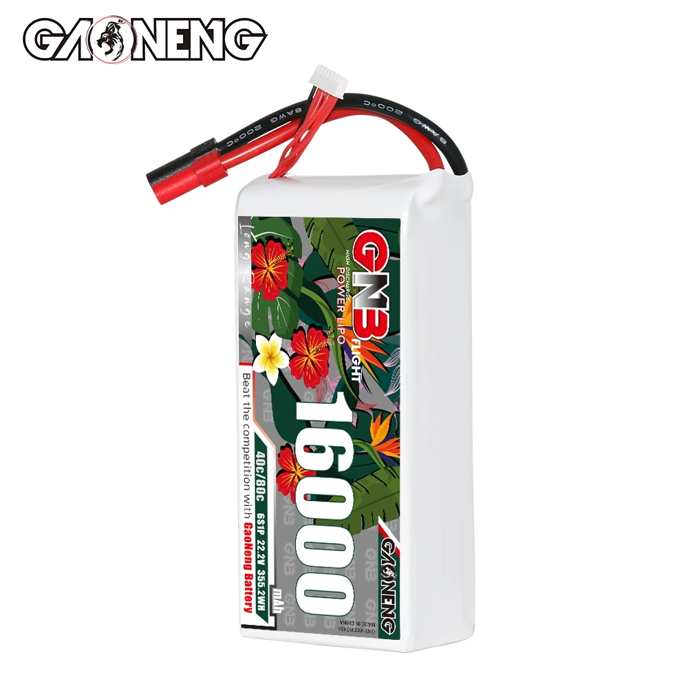 Gaoneng Gnb 6s 22.2v 16000mah 40c 80c Xt150 Rc Lipo Battery Large Scale ...