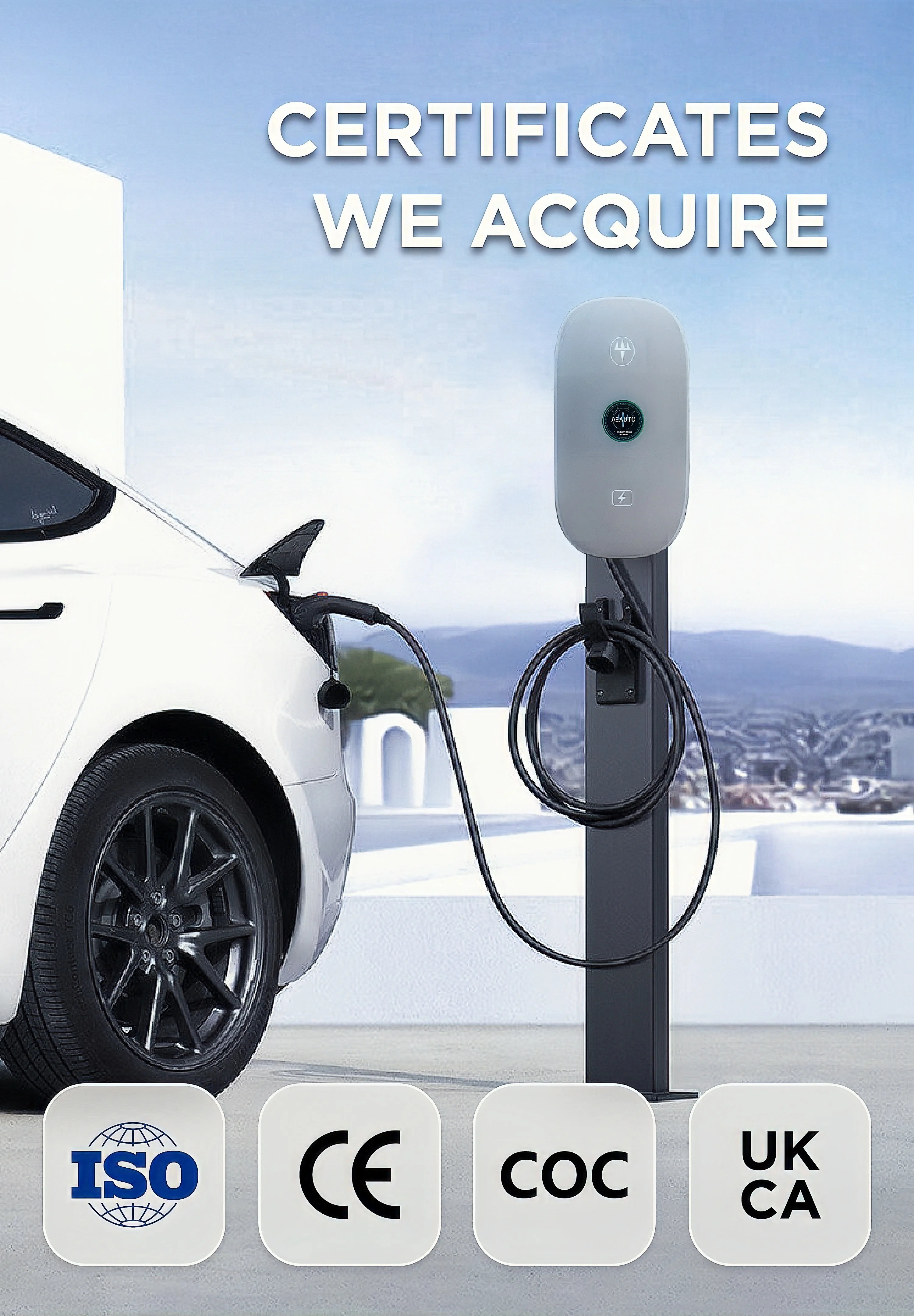 Manufacturer 7kw Commercial Ac Ev Charger Type 2 Outlet Wall Mounted ...