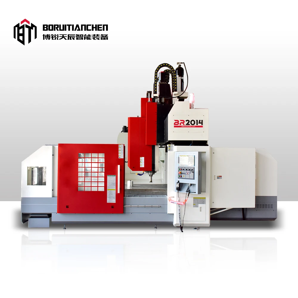 China Cnc Gantry Machining Center Double Column 4 Axis Cnc Milling ...