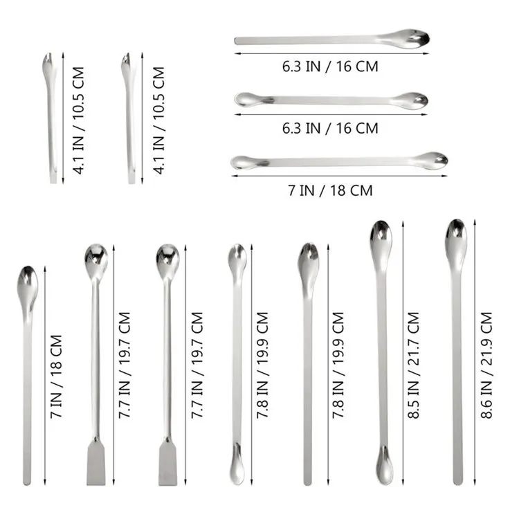 Lab Stainless Steel Medicinal Sample Weighing Spoon In School - Buy ...