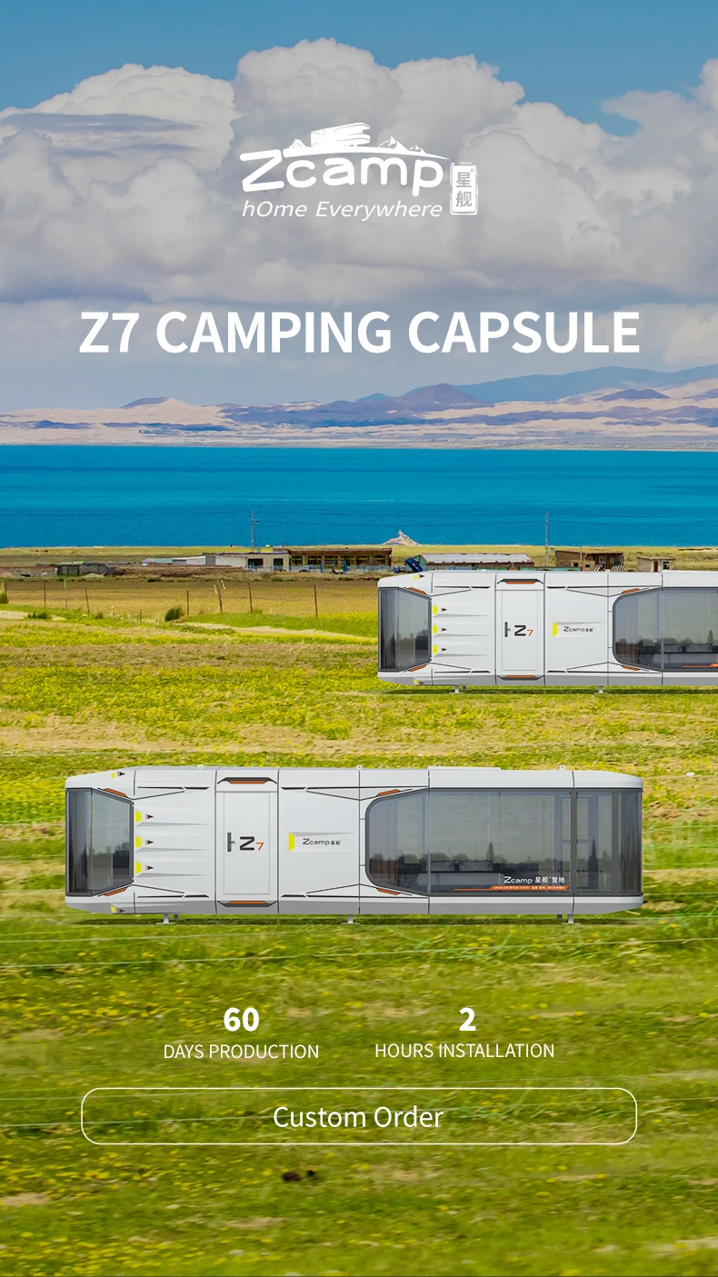 Zcamp Z7 Camping Capsule - Modern Eco-Friendly Prefab House