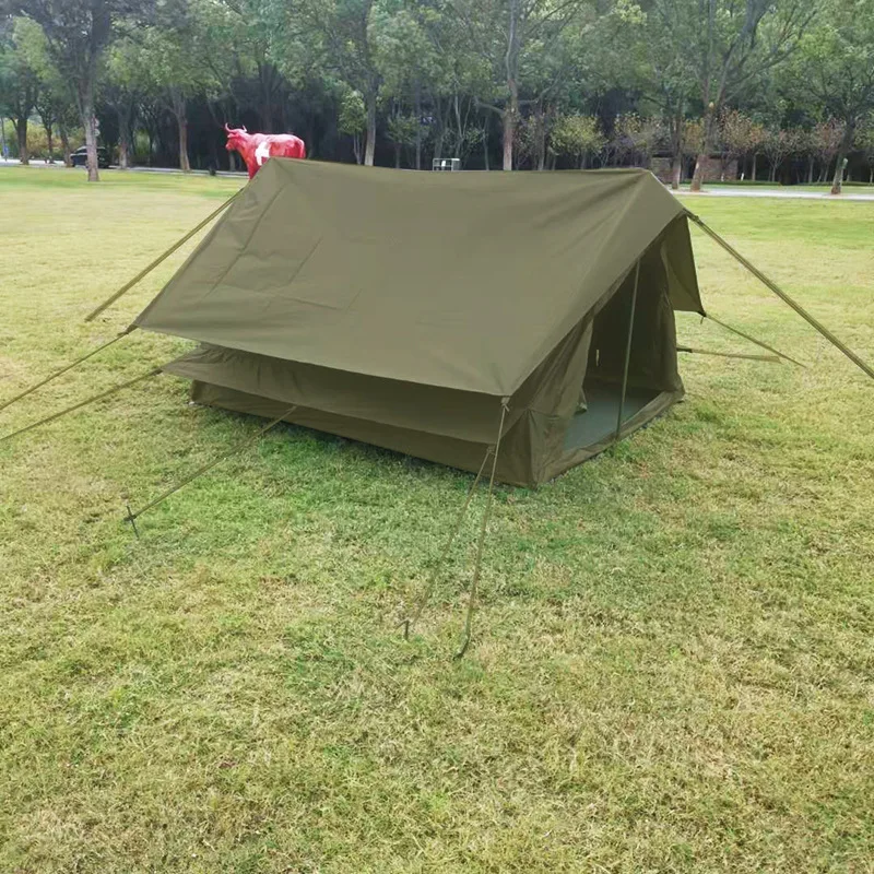 Armygreen Color Ripstop Fabric Camping Tent Four Season Waterproof ...