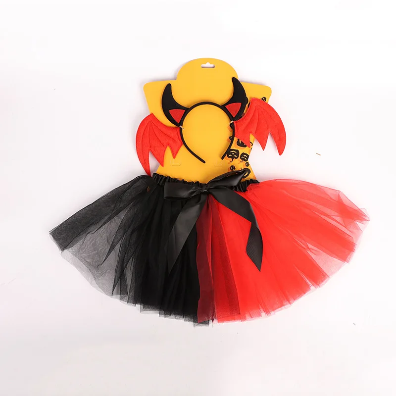 Halloween Spider Costume Set Spider Wings Skirt Set with Headband Tutu ...