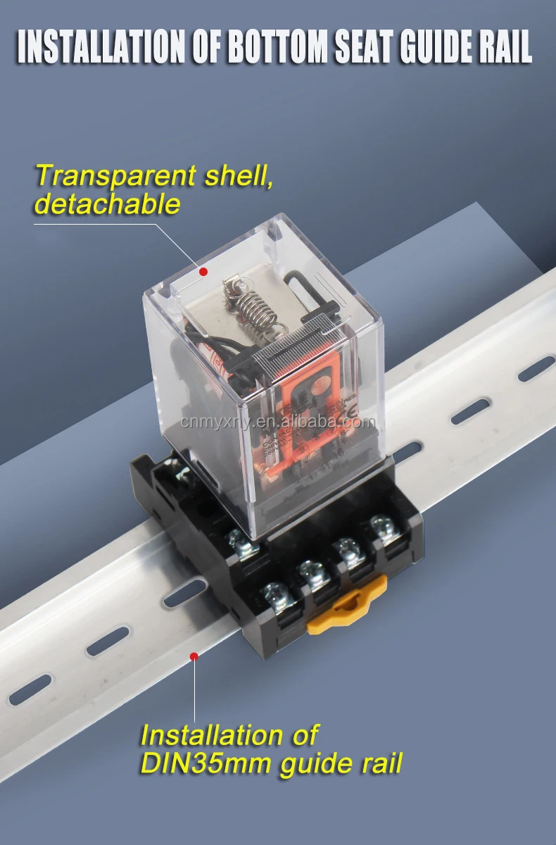 Universal Relay DC24V AC220V MK2P-1 MK3P-1 Intermediate Relay 8pin ...