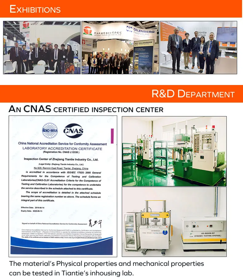 Seismic Isolation HDR High Damping Building Shock Absorber