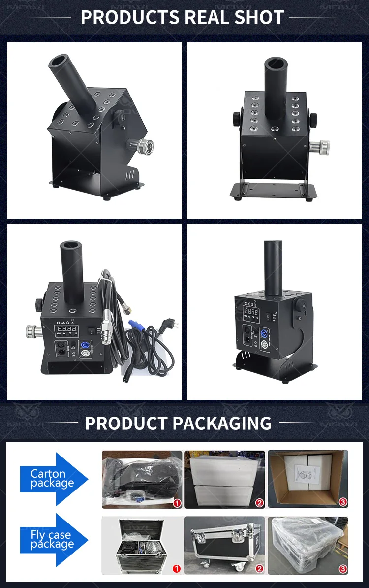 Jet Smoke Machine - Concert Smoke Cannon & Cryo Cannon