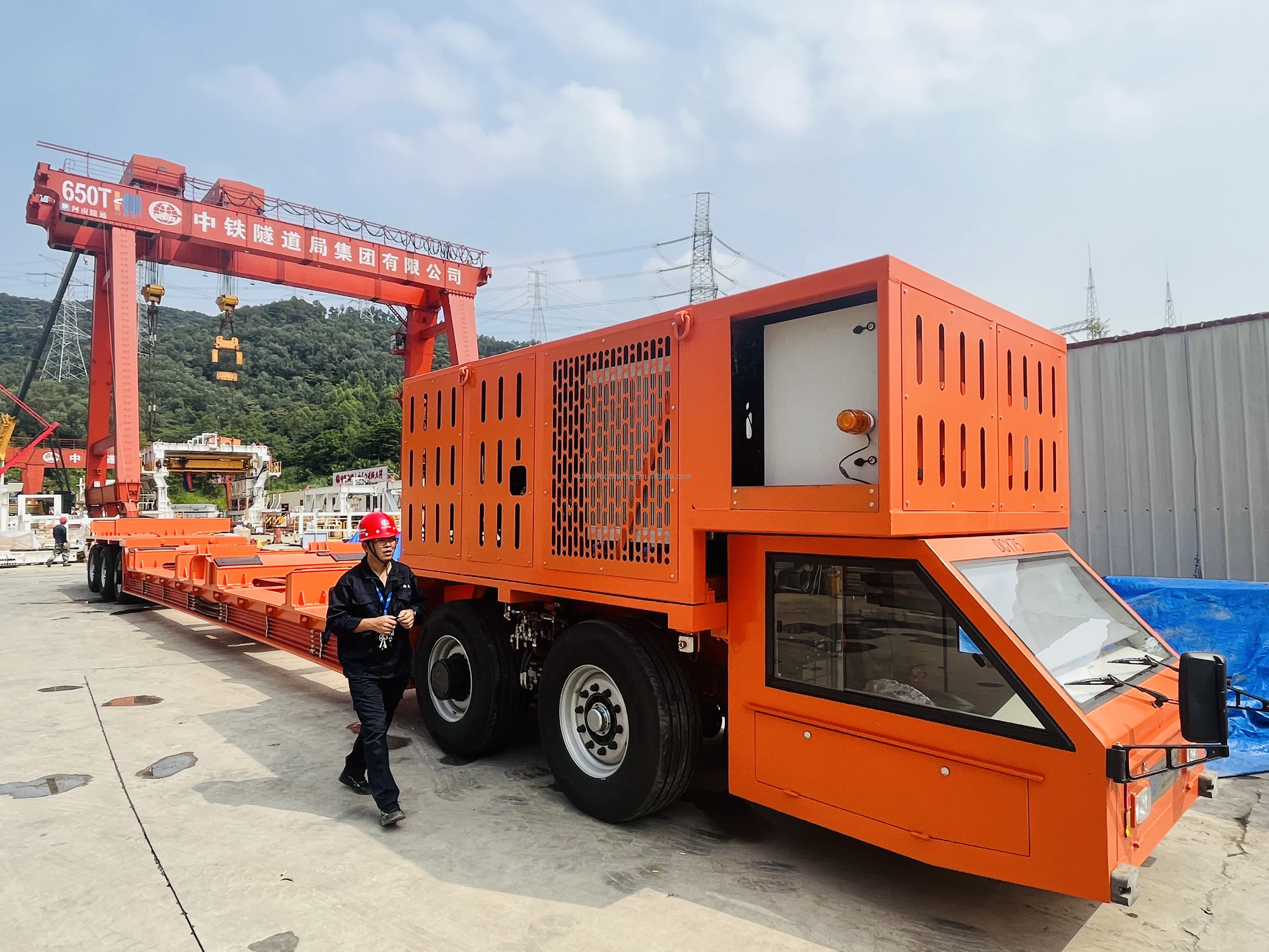 TBM Tunnel MSV Trackless Transport Truck Multi Service Vehicle| Alibaba.com
