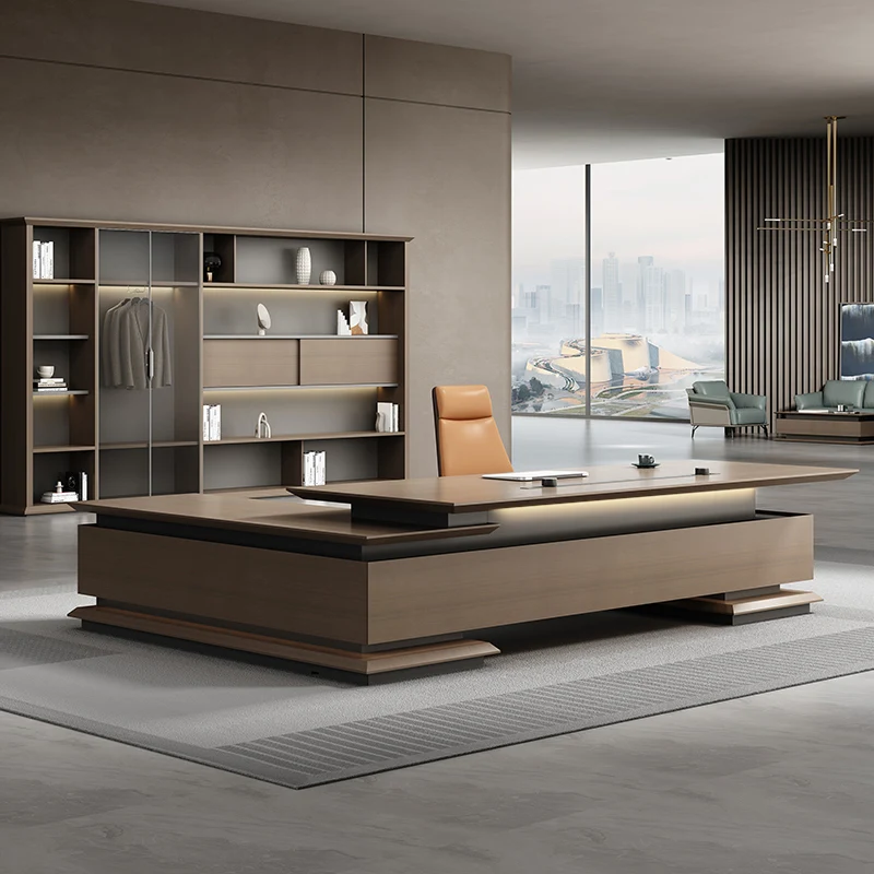 Modern Desks For Offices Big Boss Desk Wooden Director Table Design ...