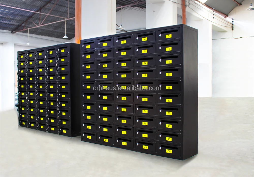 Secure and Stylish Mailbox - Modern Letter Box with Key Lock