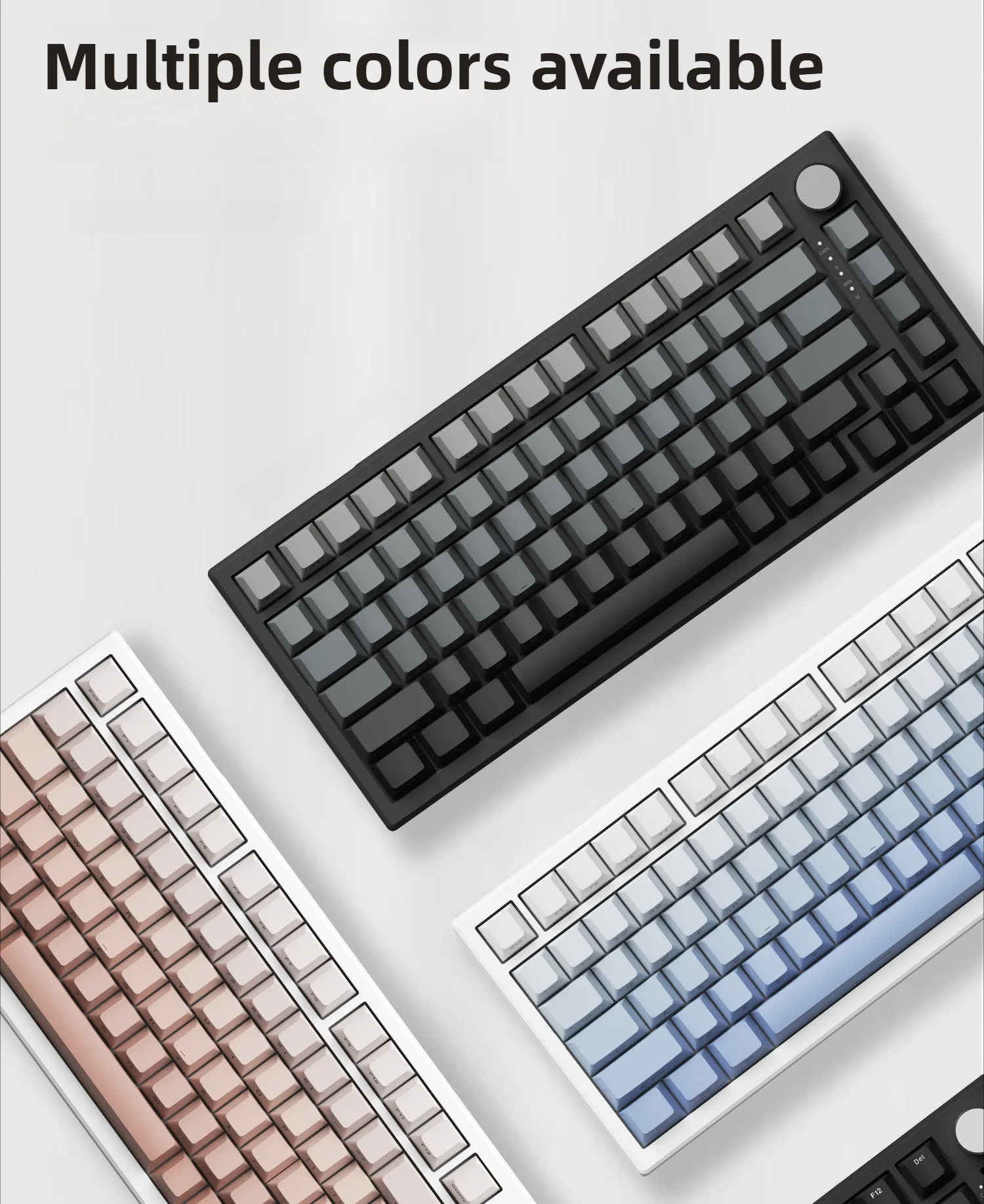 VGN A75 Magnetic Switch Mechanical Keyboard with Knob RT0.01mm 1Khz ...