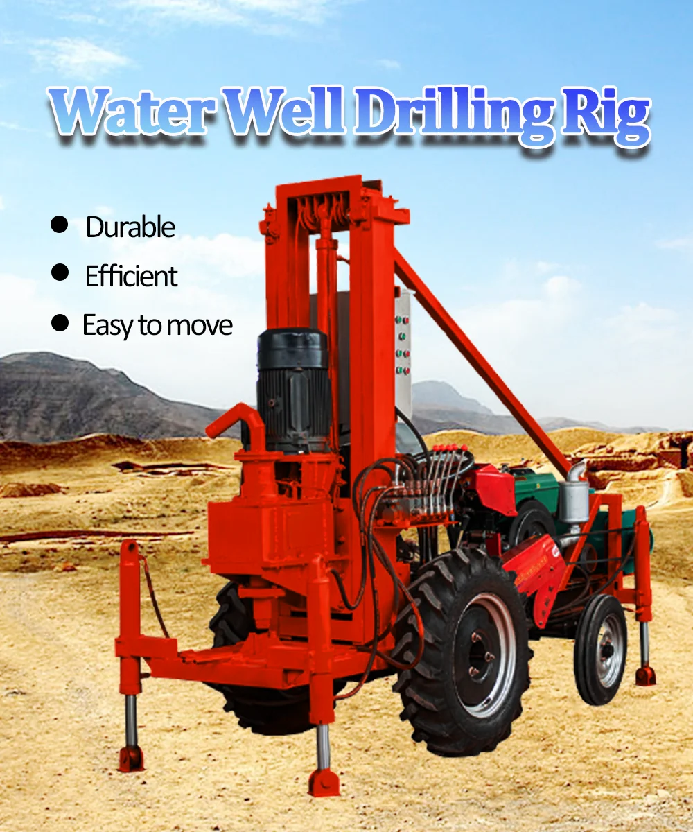 Remote Control Tractor Water Well Drilling Rig Agricultural Water And ...
