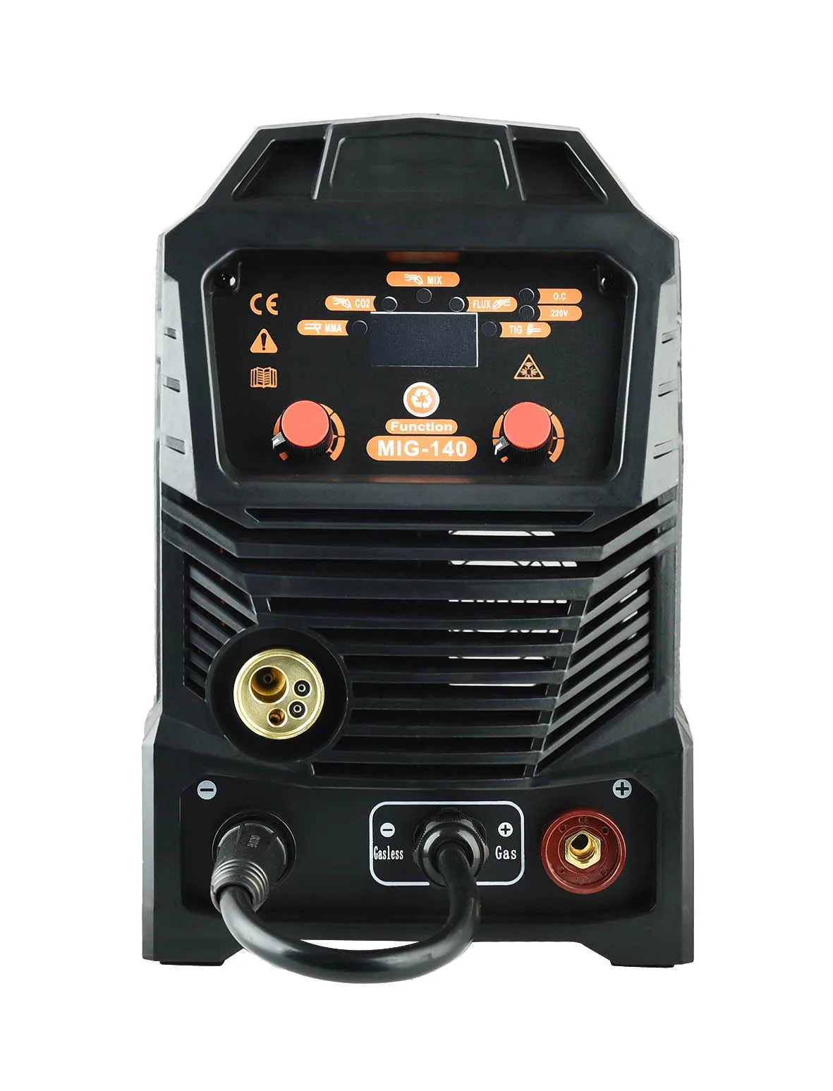 Small Mini No Gas Mig Welding Machine Gasless Mig-140 Welder Co2/mix ...