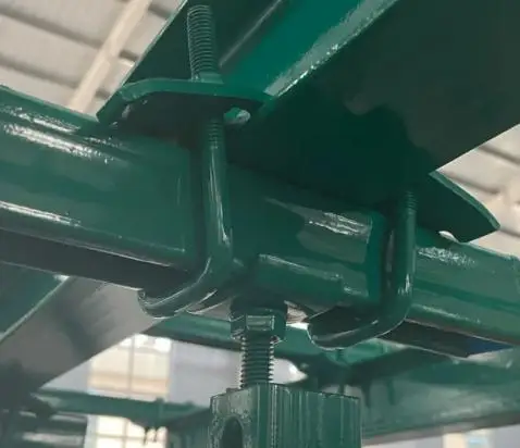 Galvanized U-bolt Beam Clamp Seismic Support With Toothed Beam Clamping ...