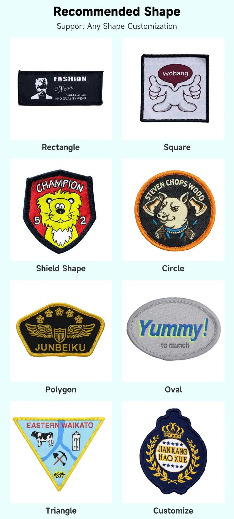 Custom Chenille Patches High Quality Towel Embroidery Patch for ...