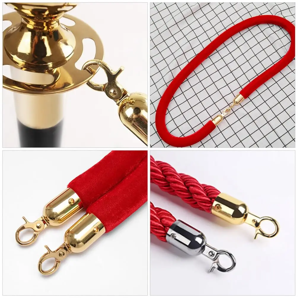 Rope End Stop Stanchion Rope Hooks Post Queue Hooks Jewelry End Caps ...