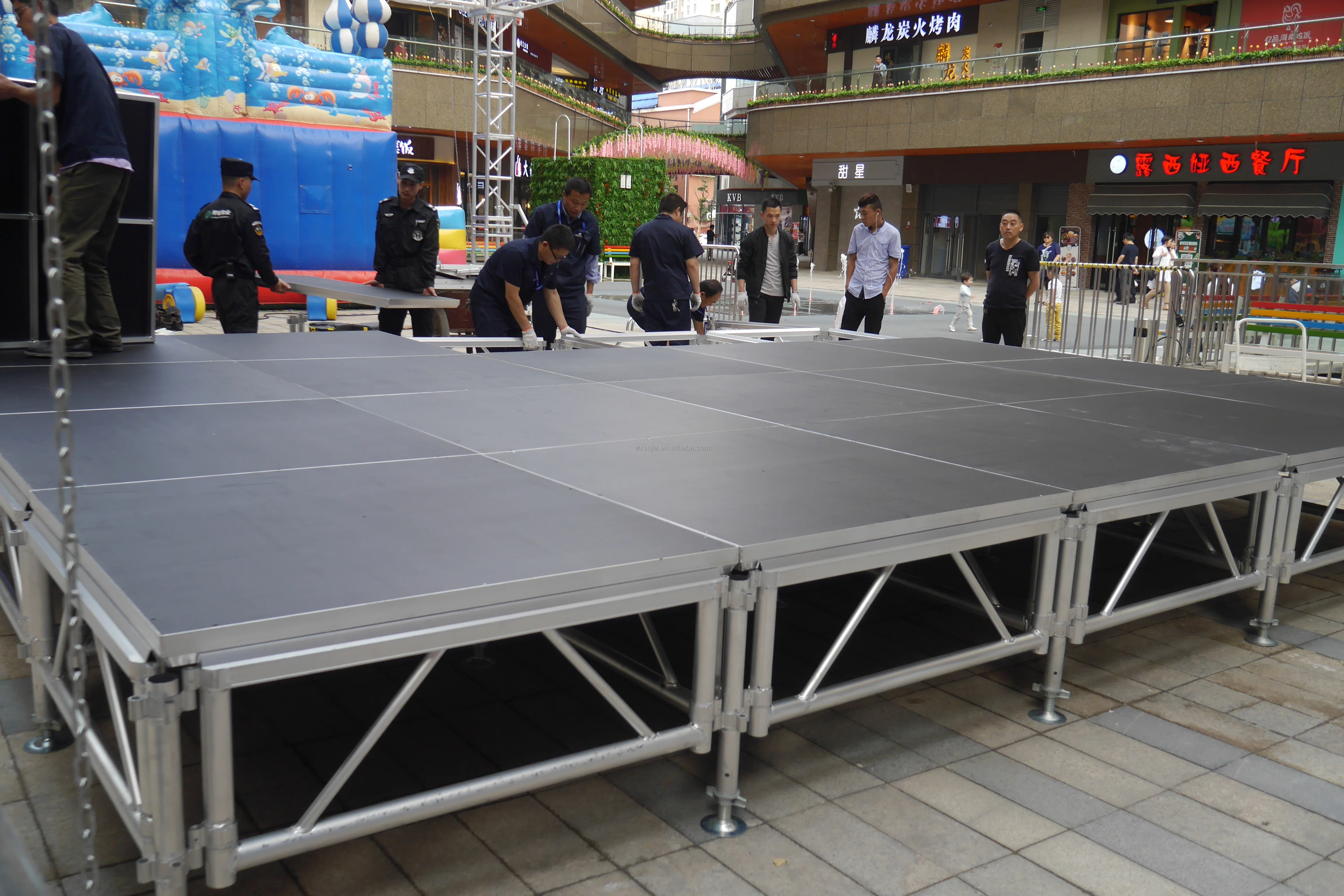 Durable And Adjustable Aluminum Stage Platform For Event/concert Use ...